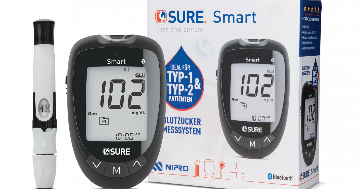 4SURE Smart - blood glucose monitor | Nipro