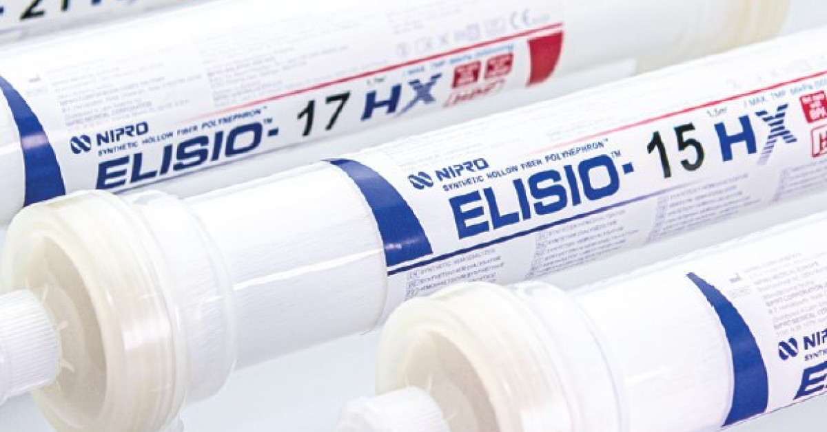 ELISIO™-HX : A novel sharp cut-off dialyzer
