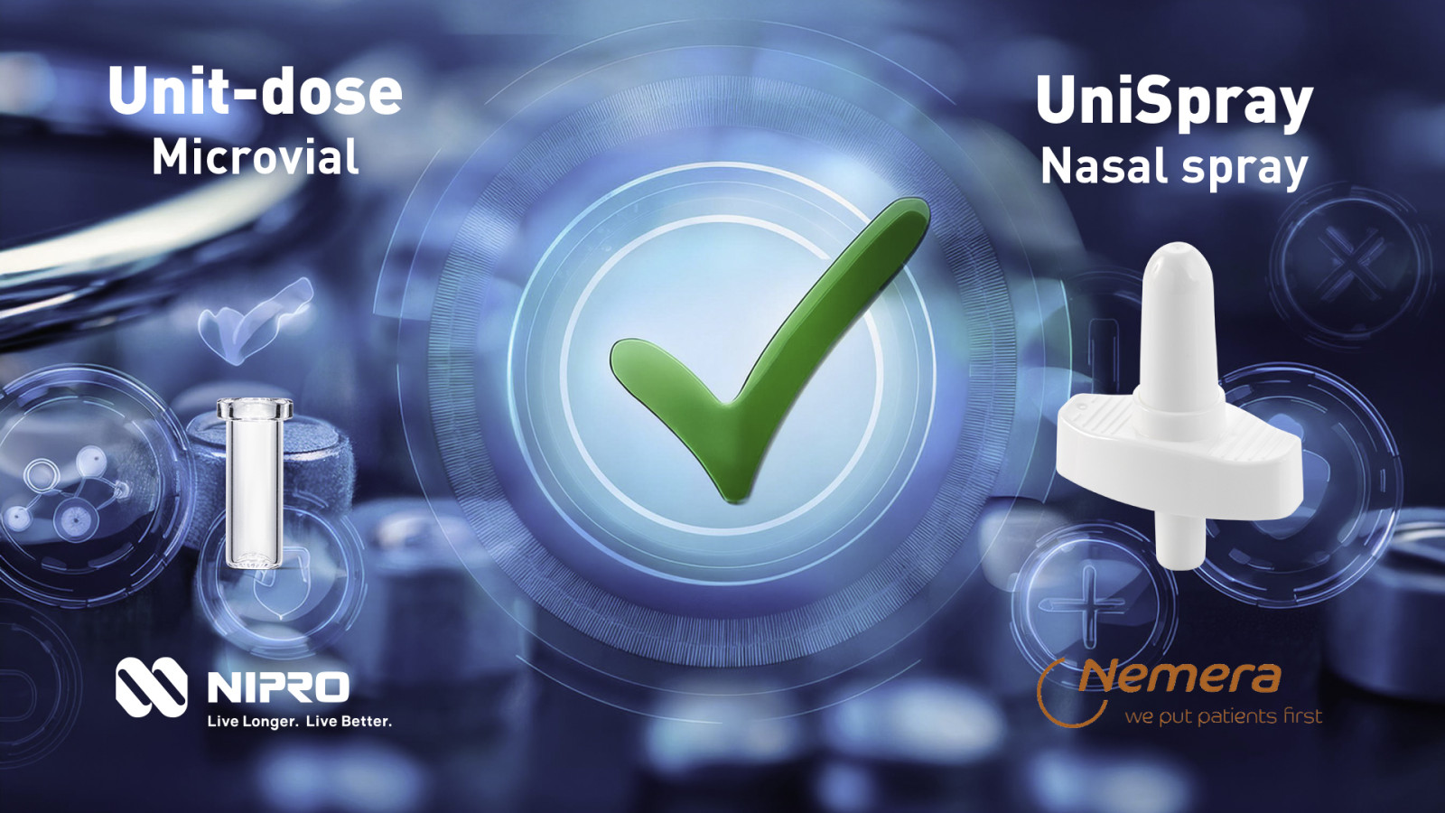 Nipro and Nemera Prove Compatibility of Unit-Dose™ Microvials and UniSpray®